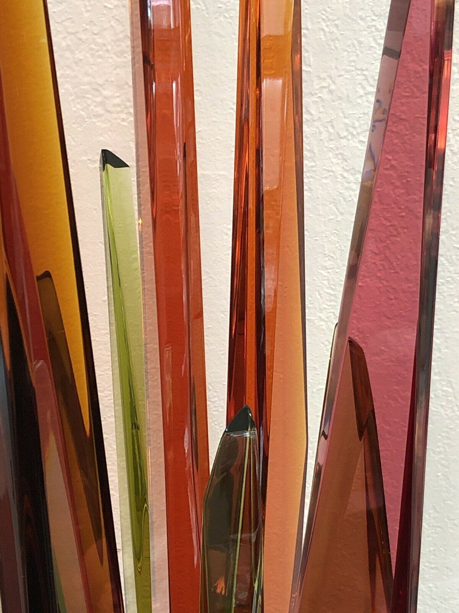 H Studio Haziza Lucite Art Sculpture Signed Original One of a Kind – BG